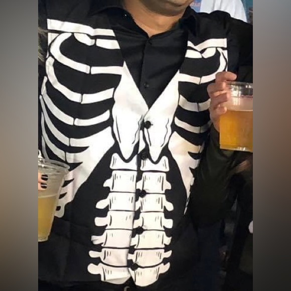 Jackets & Coats | Mens Skeleton Vest | Poshmark